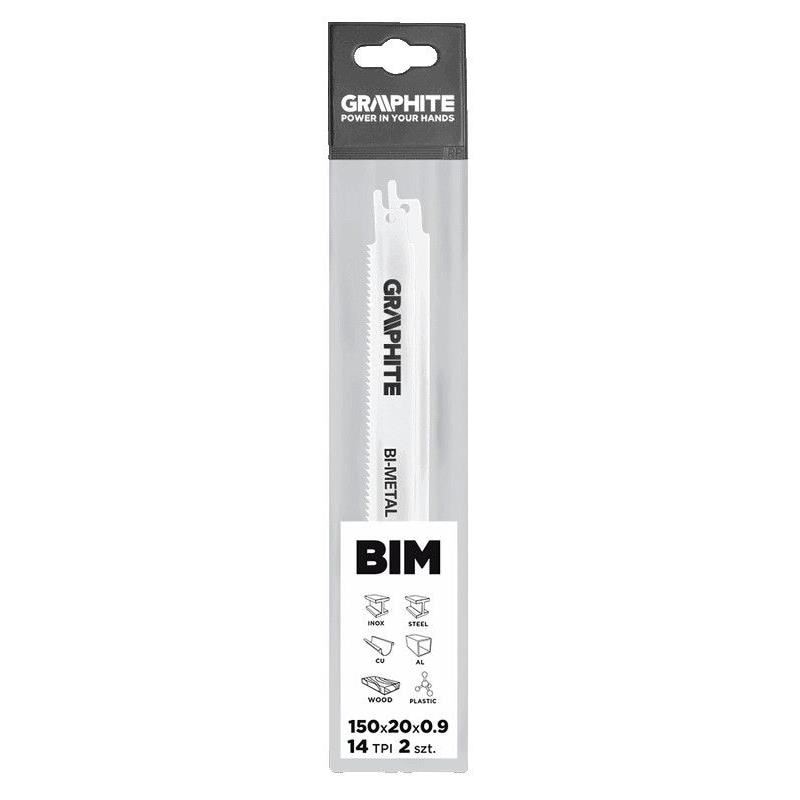 Panza, lama, fierastrau tip sabie, pentru lemn, metal, BIM, 10/14 TPI ...