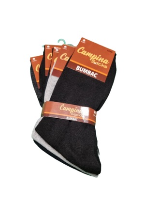 Set 5 bucati sosete lungi, fara cusatura, Campina, multicolor - eMAG.ro