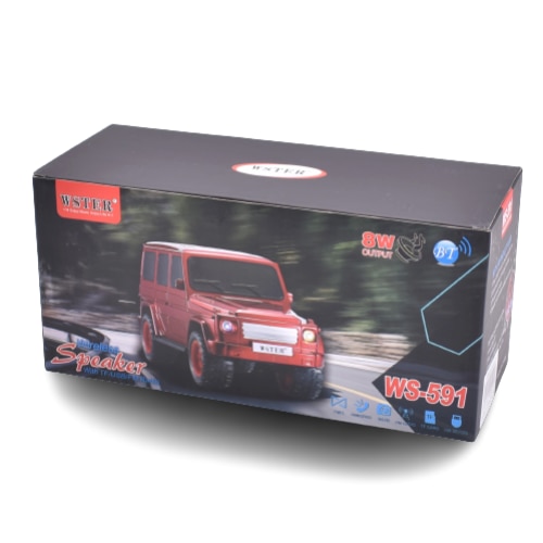 Boxa portabila cu acumulator stil Jeep, Player mp3 USB/TF, Conexiune ...