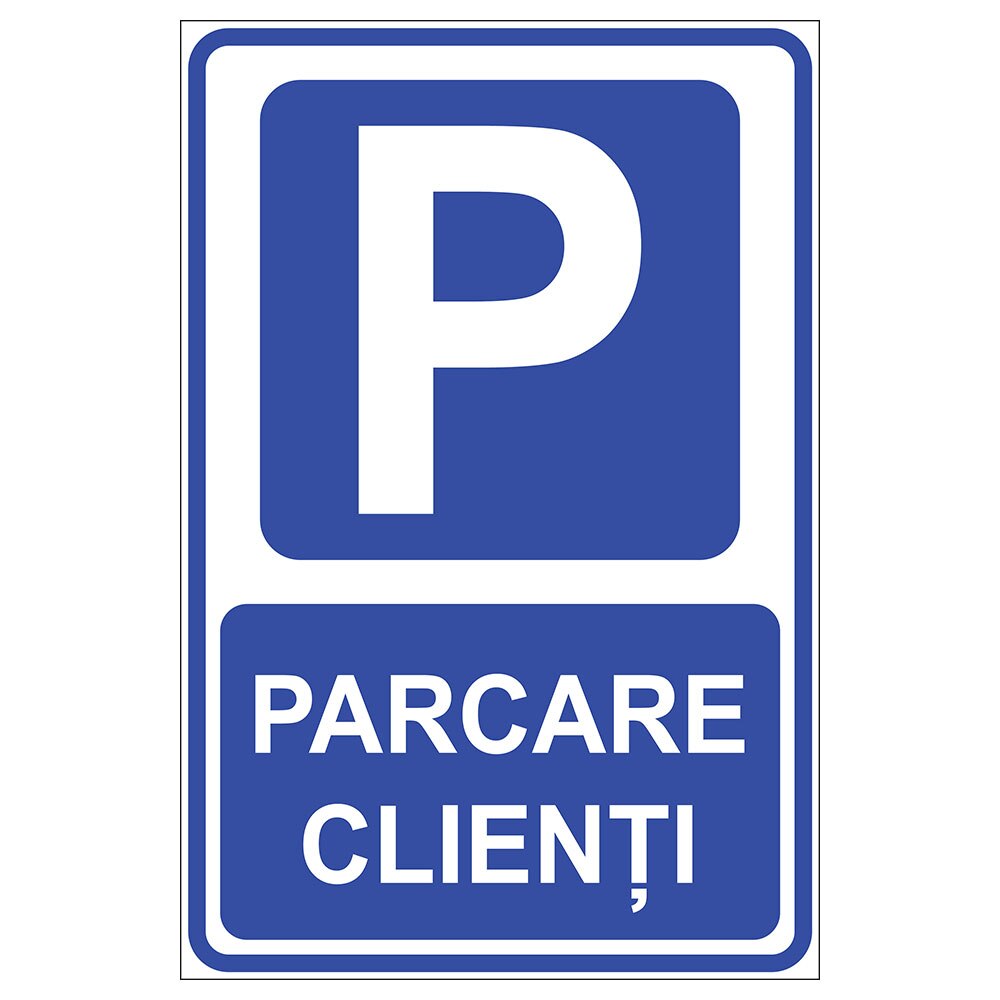 Placuta indicatoare parcare, parcare clienti, Onsec, 300x400 mm ...