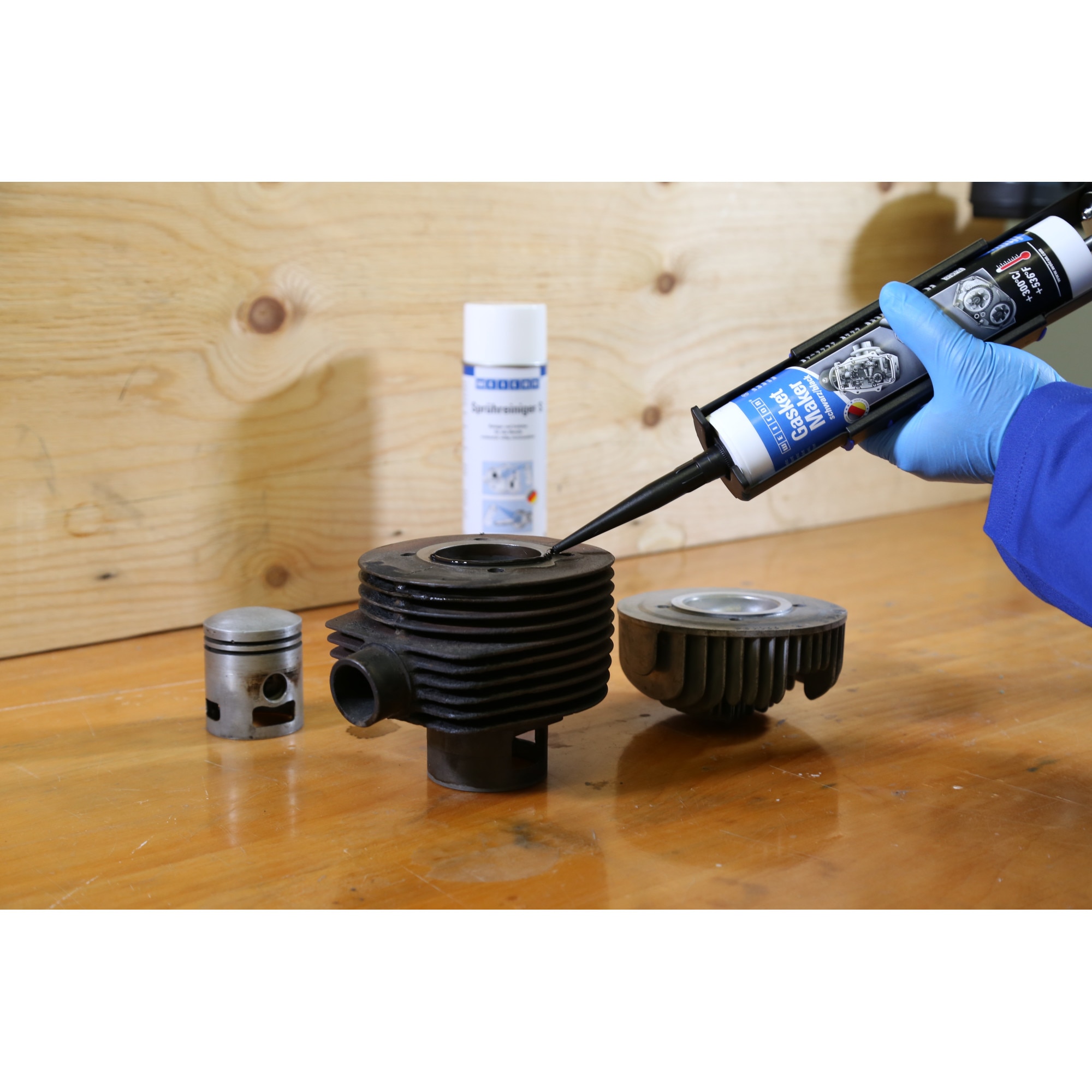 Sigilant si etansant rezistent la uleiuri si temperaturi ridicate, negru, WEICON Gasket Maker ...