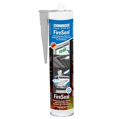Adeziv si etansant rezistent la foc WEICON Flex 310 M® FireSeal, 310 ml - eMAG.ro