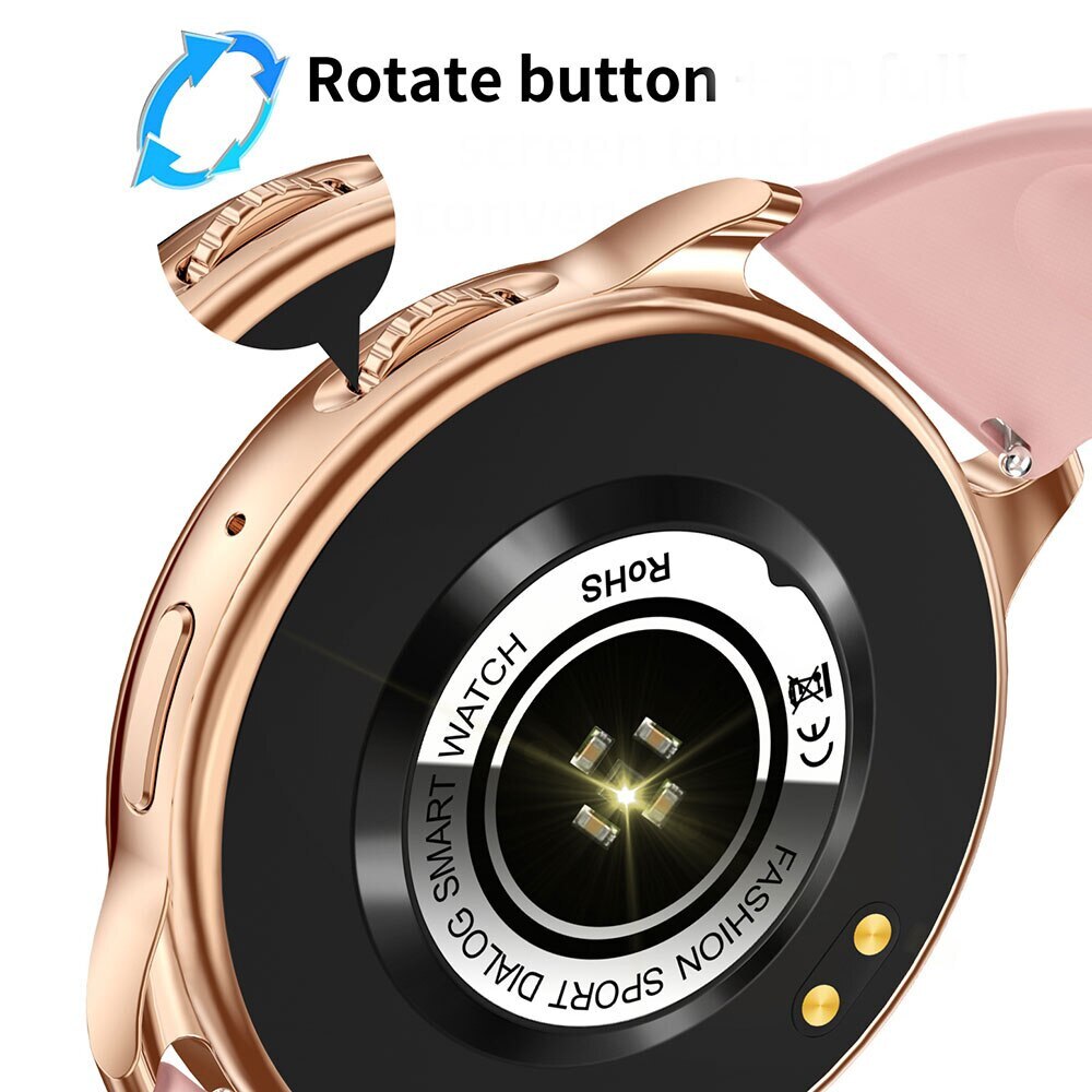 Смарт часовник STELS LS29, Водоустойчив IP68, 1.32 инчов HD Full touch ...