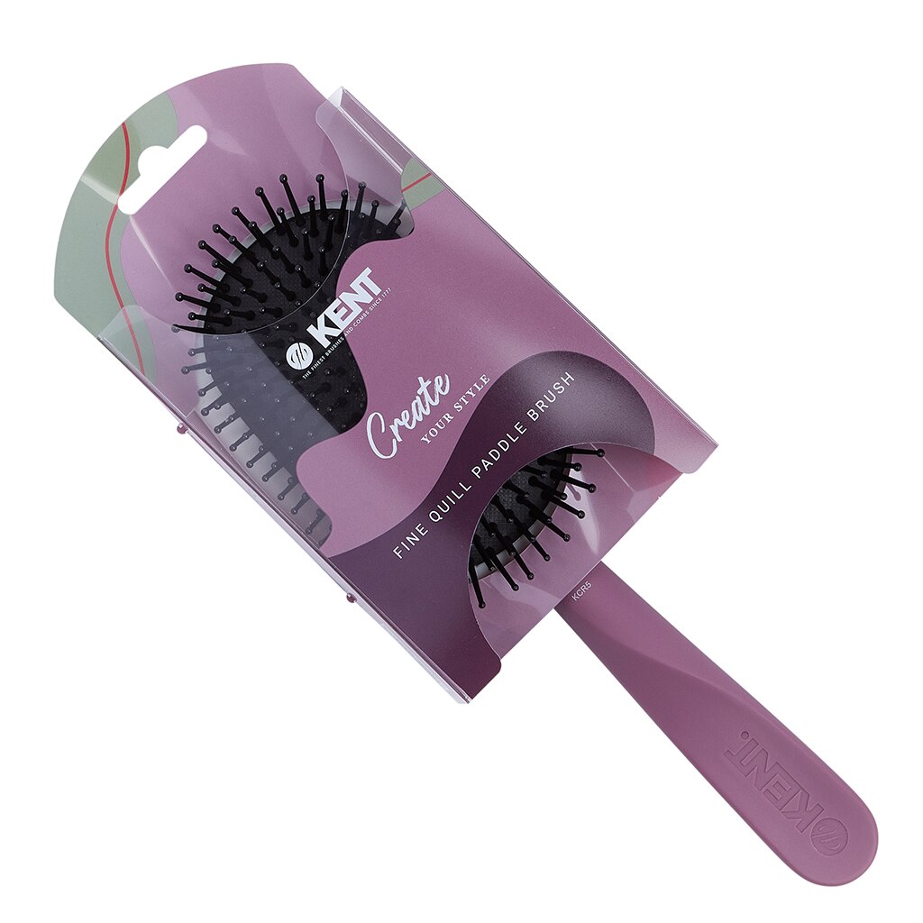 Perie pentru pieptanat si coafat, Kent Brushes, Mov - eMAG.ro