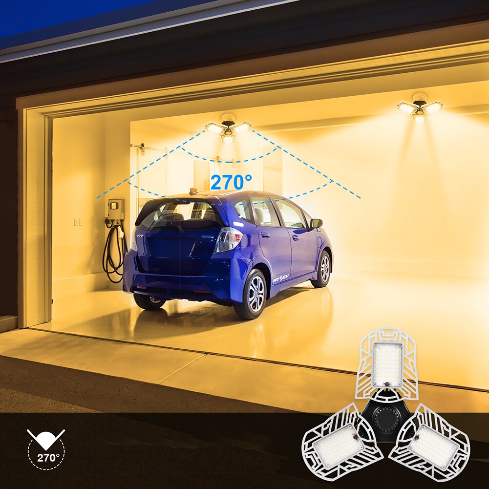 Proiector LED, 60W, 360°, pliabila, Argintiu - eMAG.ro