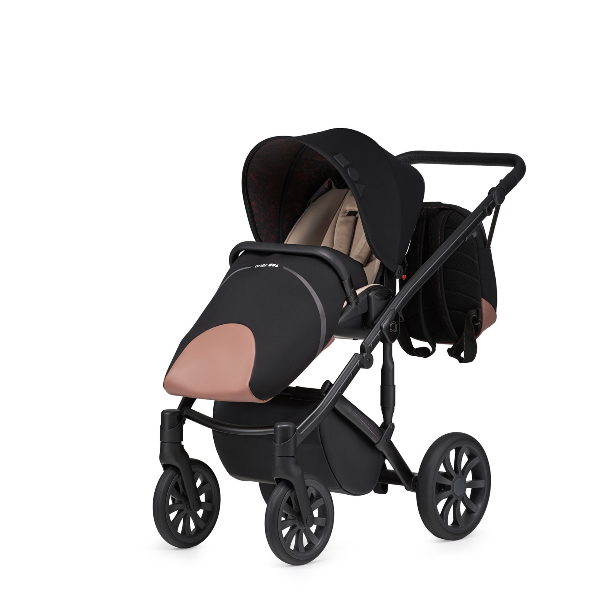 Carucior, Anex Baby, M/Type PRO 3in1, Safa Sahin, Bej/Negru - eMAG.ro