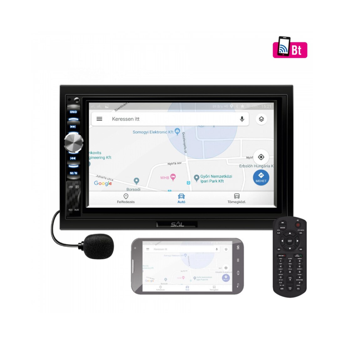 SAL Autórádió és multimédia-lejátszó - eMAG.hu