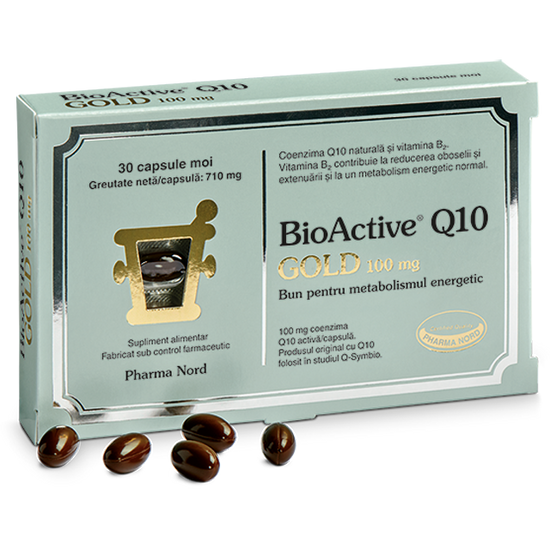 BIOActive Q10 GOLD, 100 mg, 30 cps, Pharma Nord - eMAG.bg