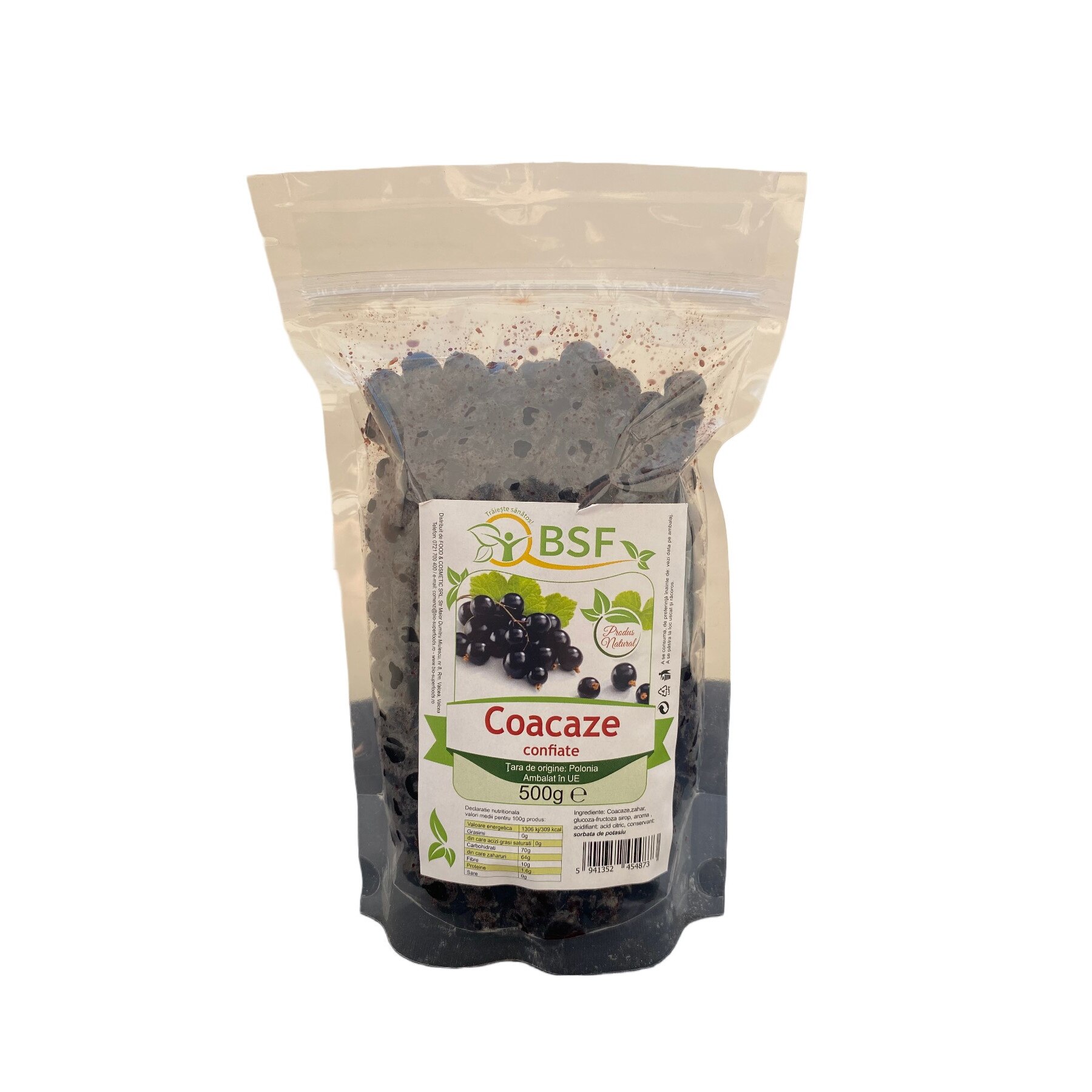 Coacaze negre confiate - Ribes nigrum 500g - eMAG.ro