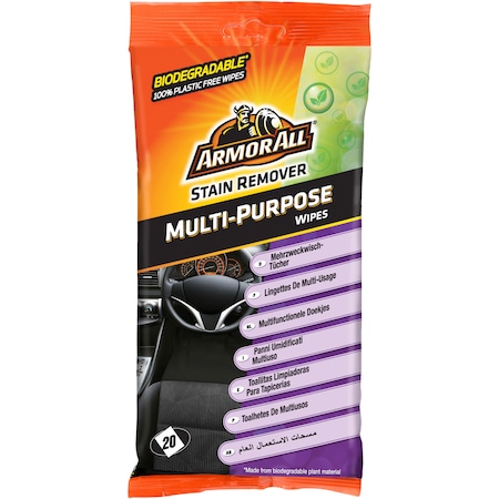 Универсални мокри кърпички за автомобил Armor All®, Биоразградими, 20 ...