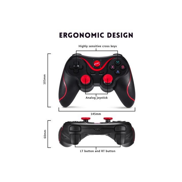 Controller Wireless X3, conectare Bluetooth, compatibil iOS, Android si ...