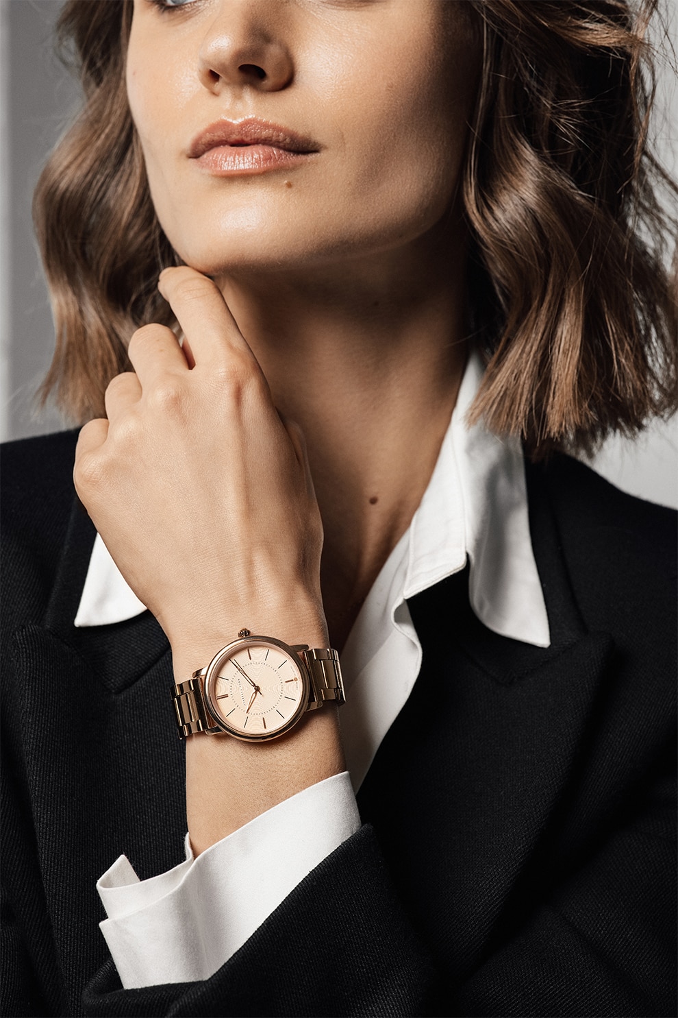 Isabella Ford, Часовник от неръждаема стомана с диамант, Rose Gold ...