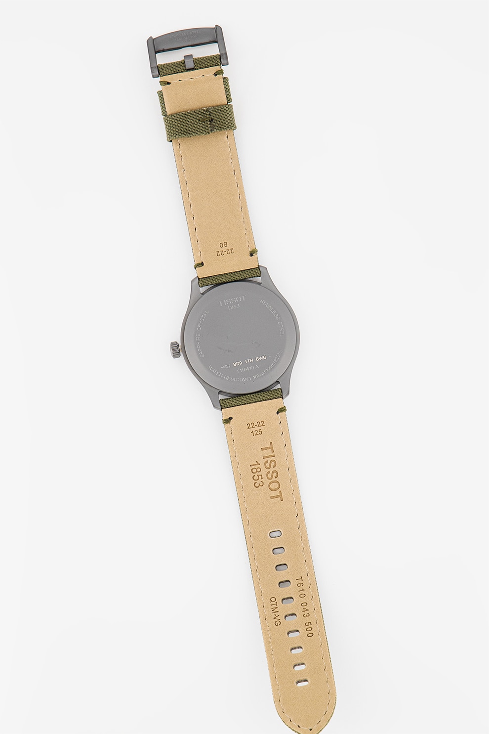 Tissot, Ceas quartz cu o curea textila, Verde feriga - eMAG.ro