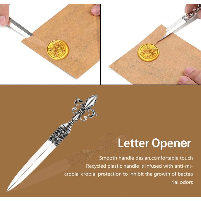 Set instrumente de scris, Metal/Pene, Ceara, Verde - eMAG.ro