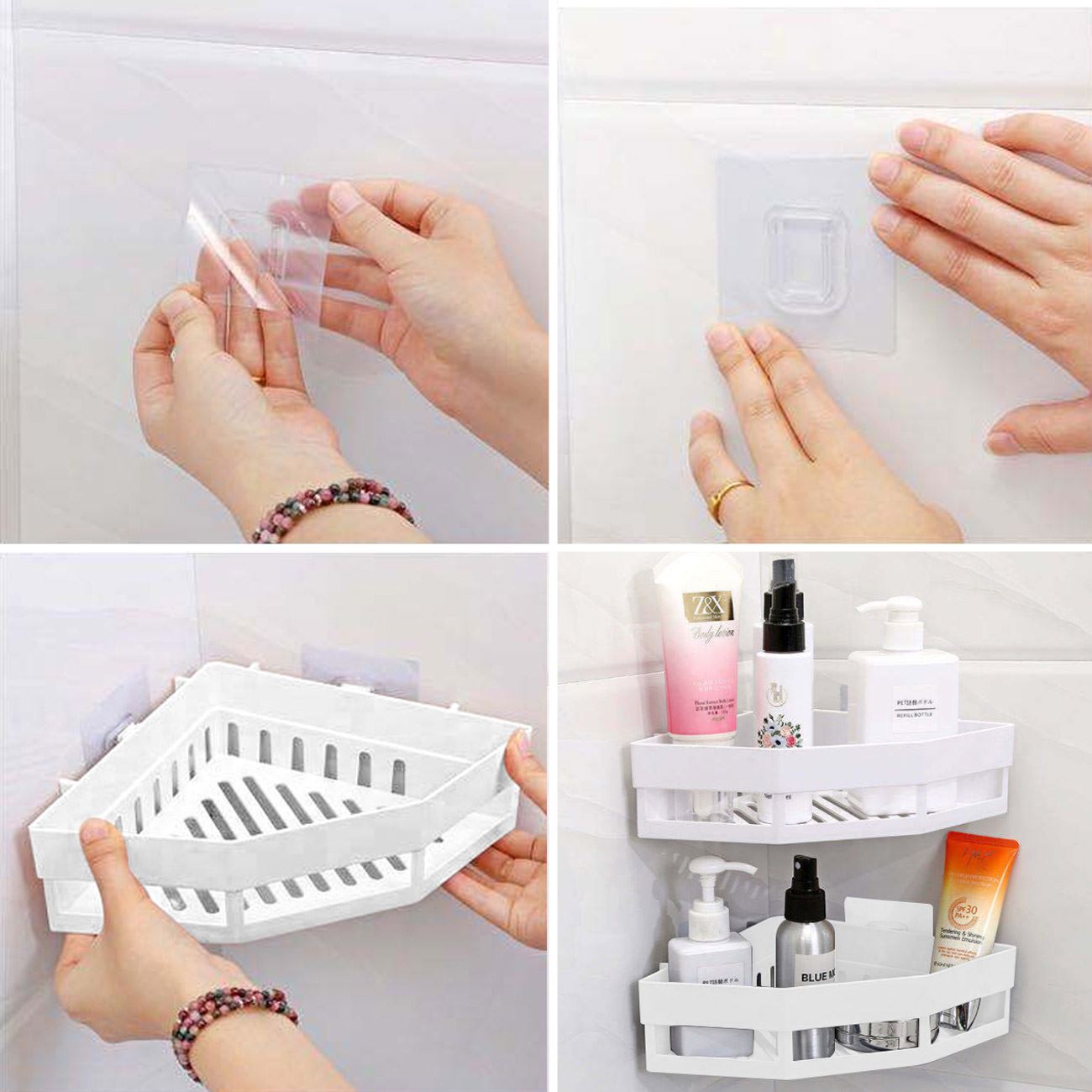 Raft colt baie, 27 x 19 x 6 cm - eMAG.ro