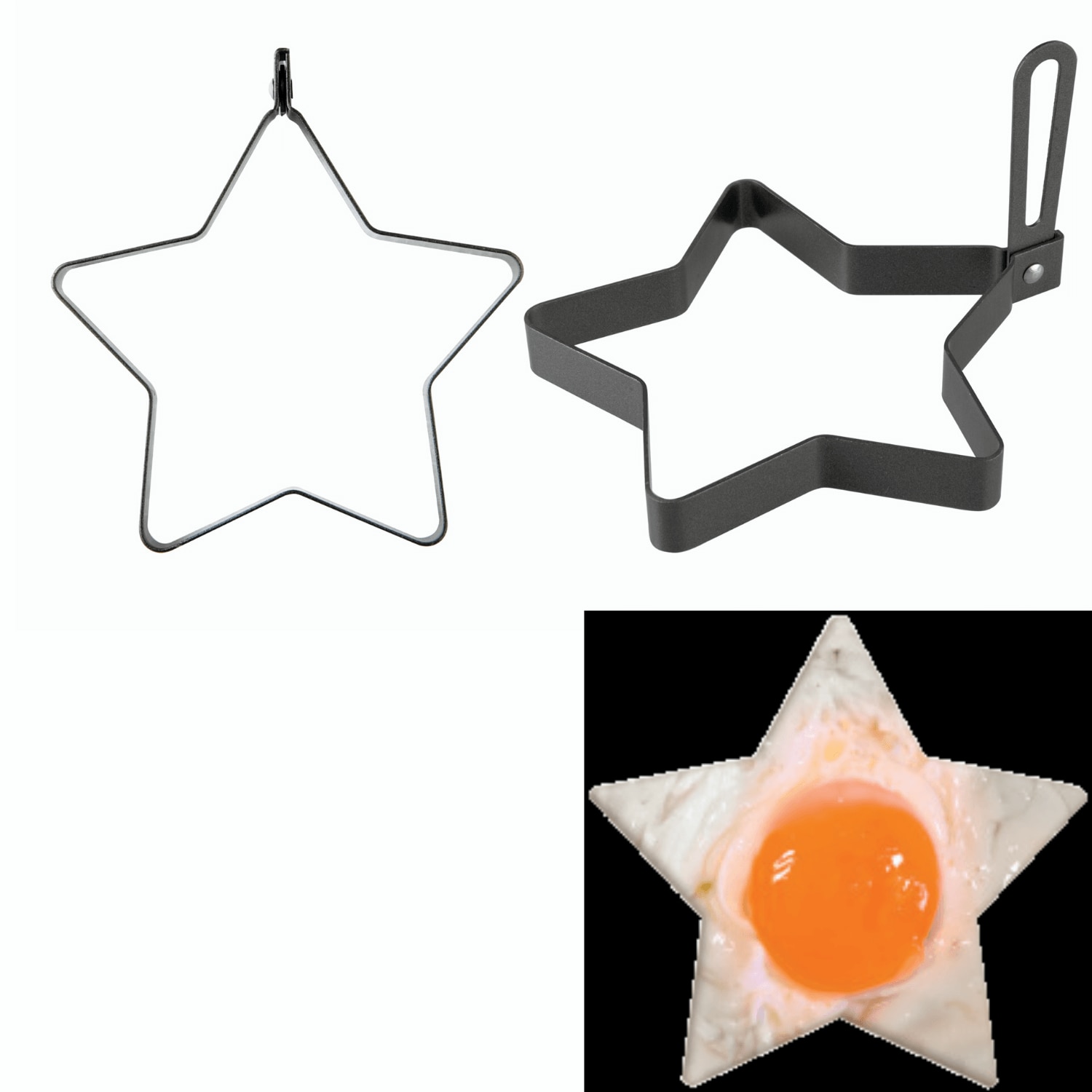 Forma oua prajite in forma de stea, 13 cm, Ibili - eMAG.ro