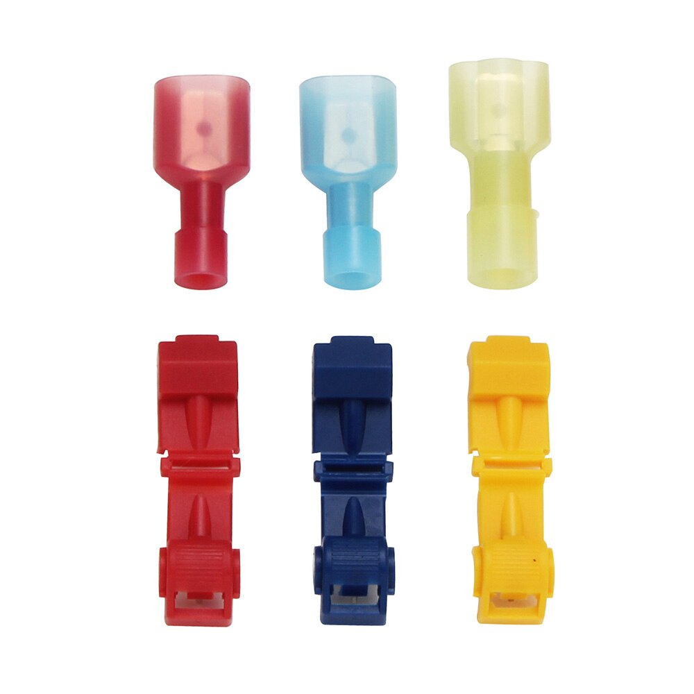 Set 120 conectori cablu, Sundiguer, Plastic, Tip T, Multicolor - eMAG.ro