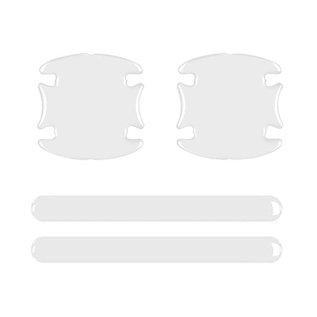 Set autocolant protectie auto, Sundiguer, Cauciuc, Transparent - eMAG.ro