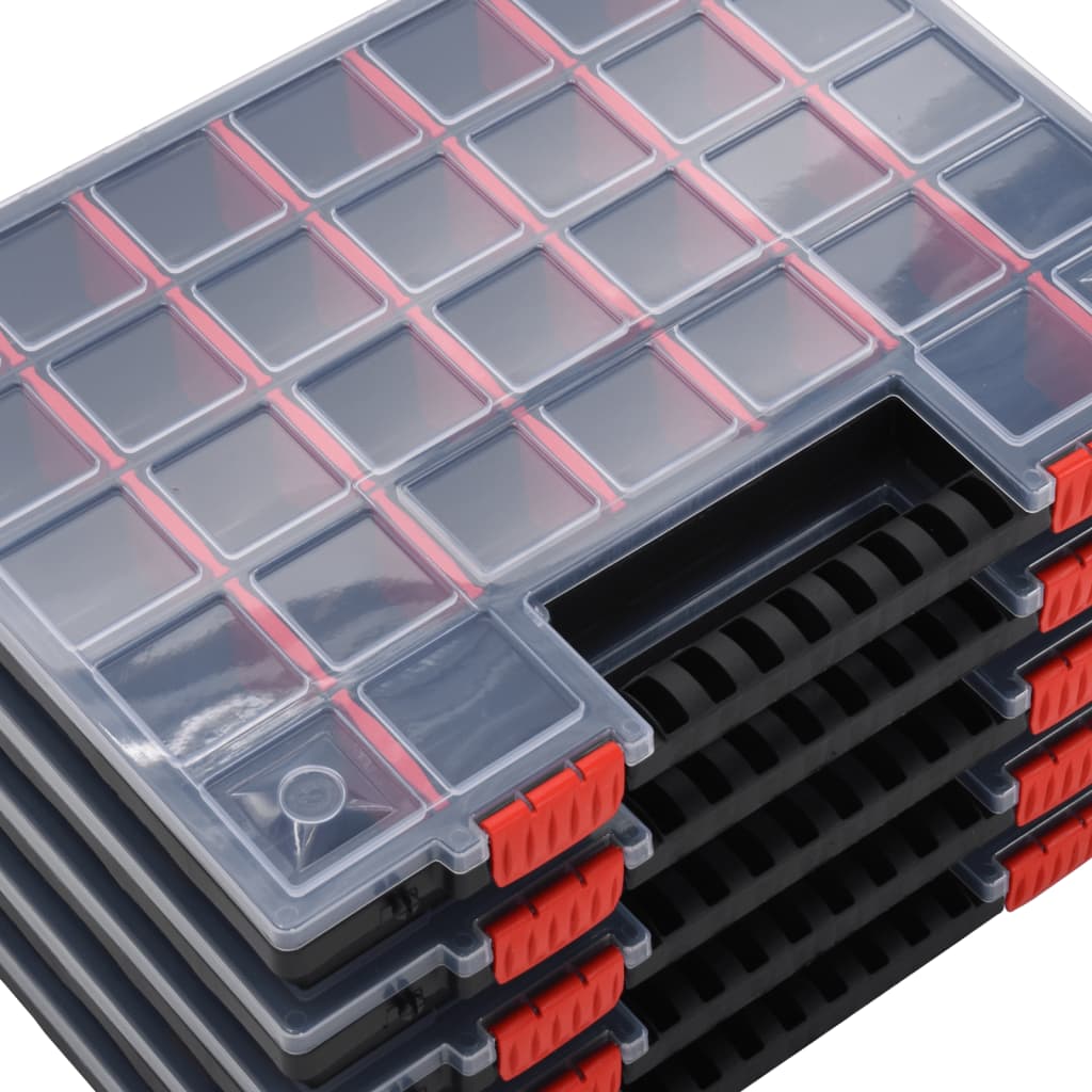 Set cutii de organizare vidaXL, 40x30x5 cm, polipropilena, 5 piese ...
