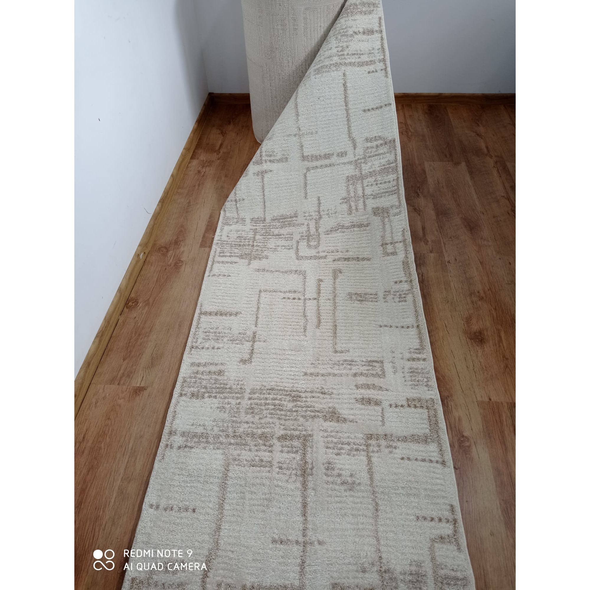 Traversa OLLI Scandi festonata, design modern, Bej/Crem, 60cm x 150cm ...