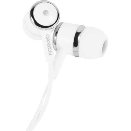Casti Canyon EPM- 01 cu microfon, Alb - eMAG.ro