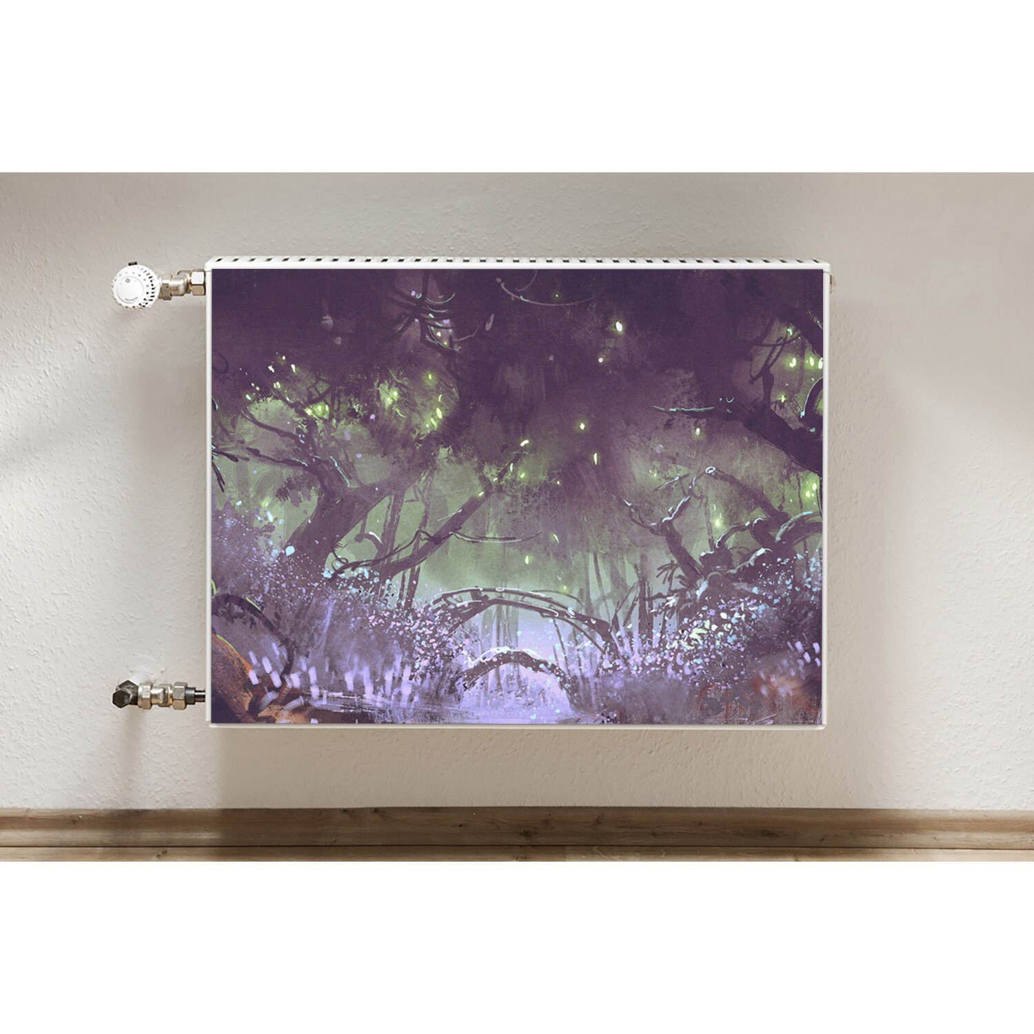 Magnet decorativ, Dreptunghi, Padure Intunecata, Roz, 90 cm x 60 cm ...