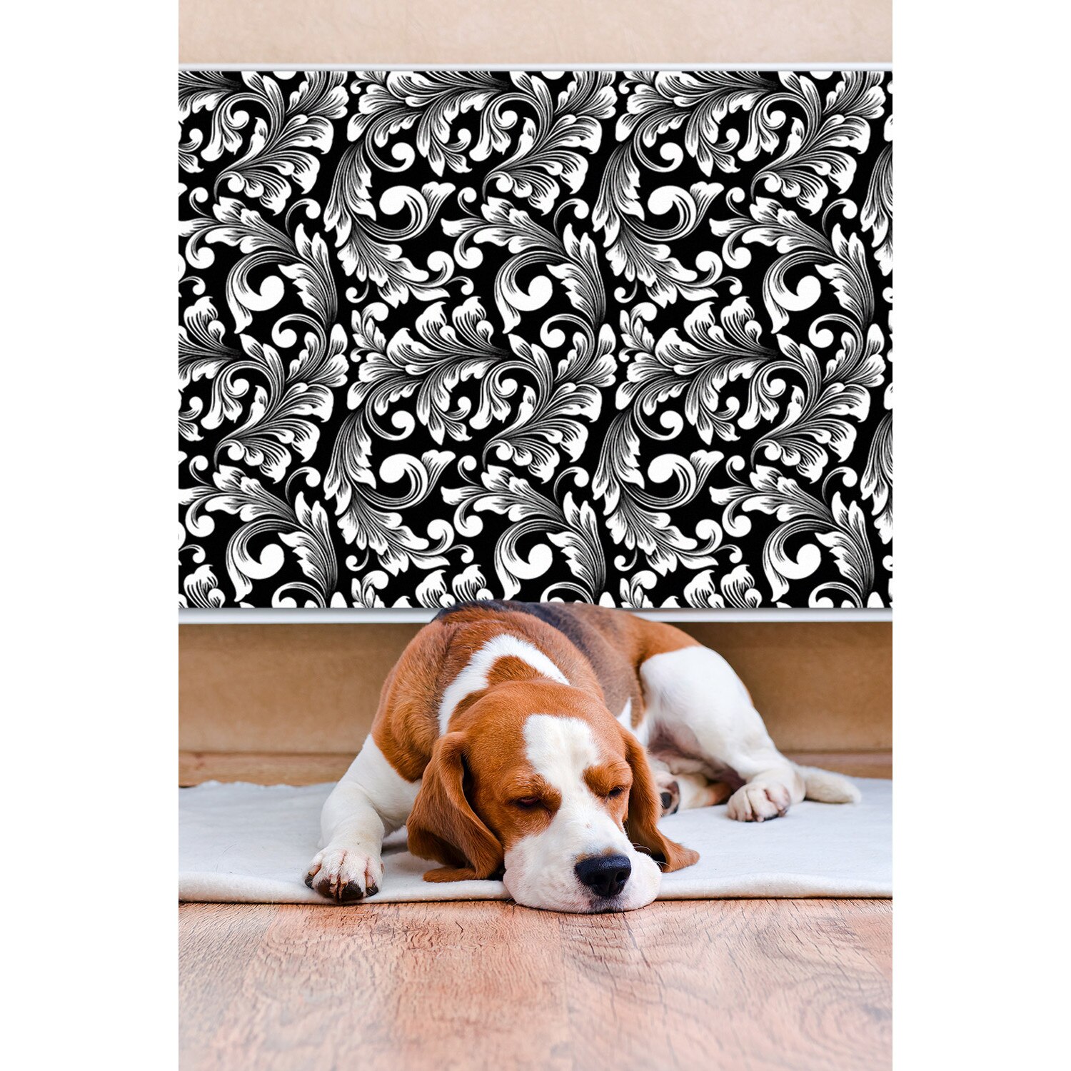 Magnet decorativ. Dreptunghi. Tema De Moda Veche. Verde. 100 cm x 60 cm ...