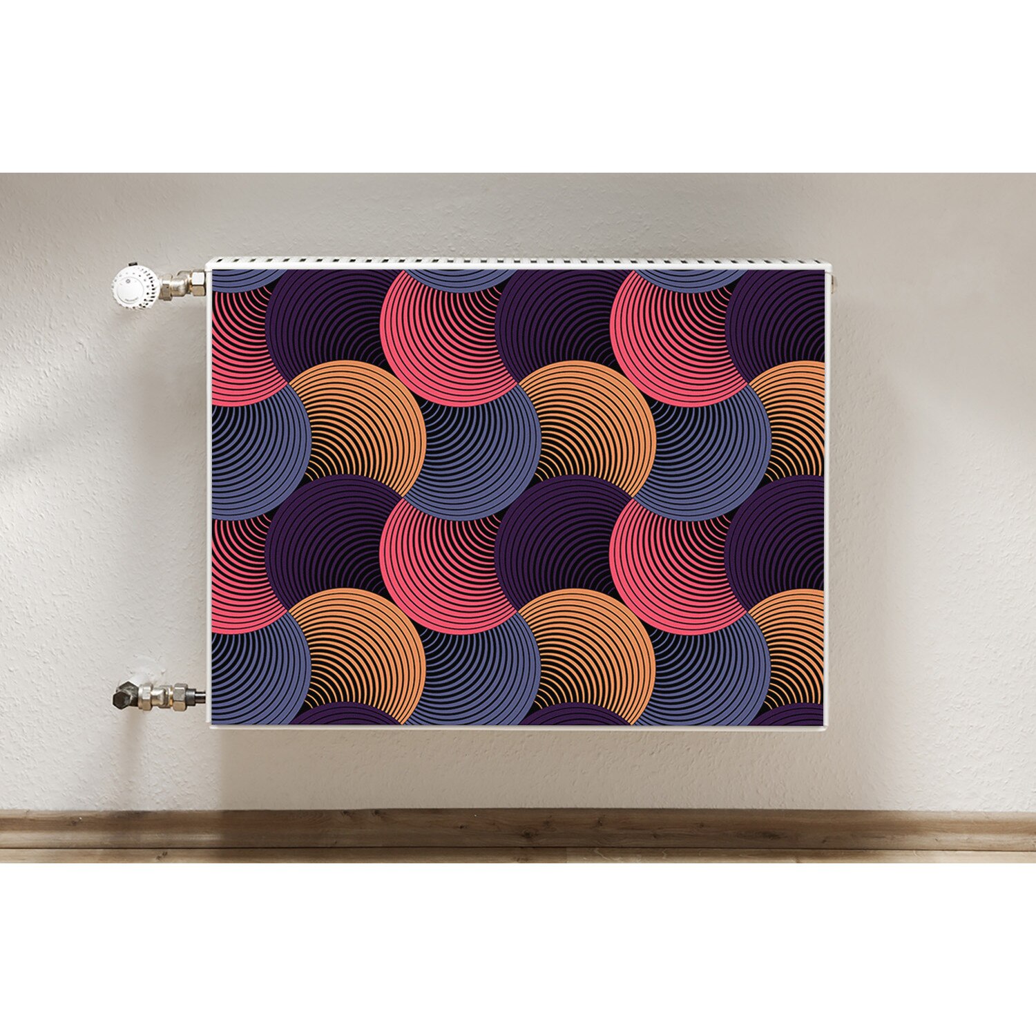 Magnet decorativ, Dreptunghi, Model Colorat, Albastru, 80 cm x 60 cm ...