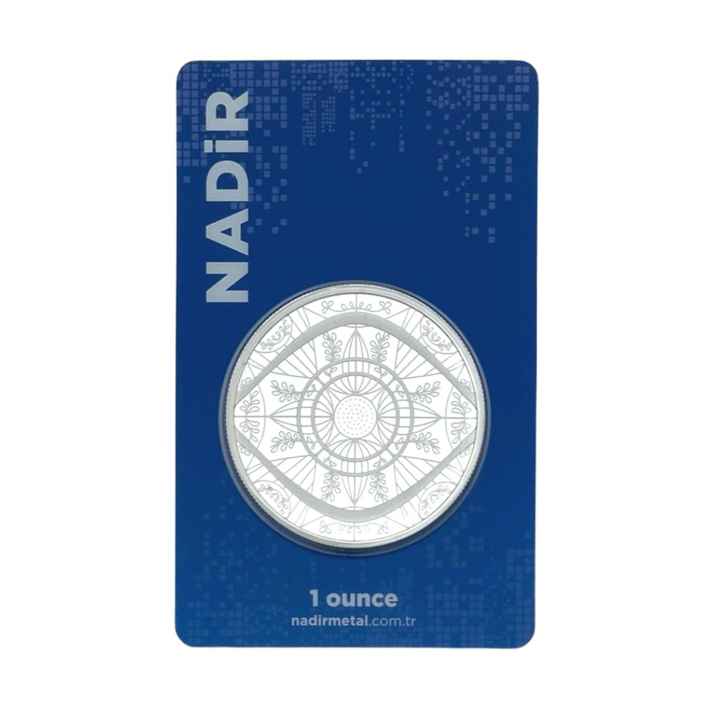 Moneda Argint 31.1 gr 999‰, o uncie, cu Model Floral - eMAG.ro