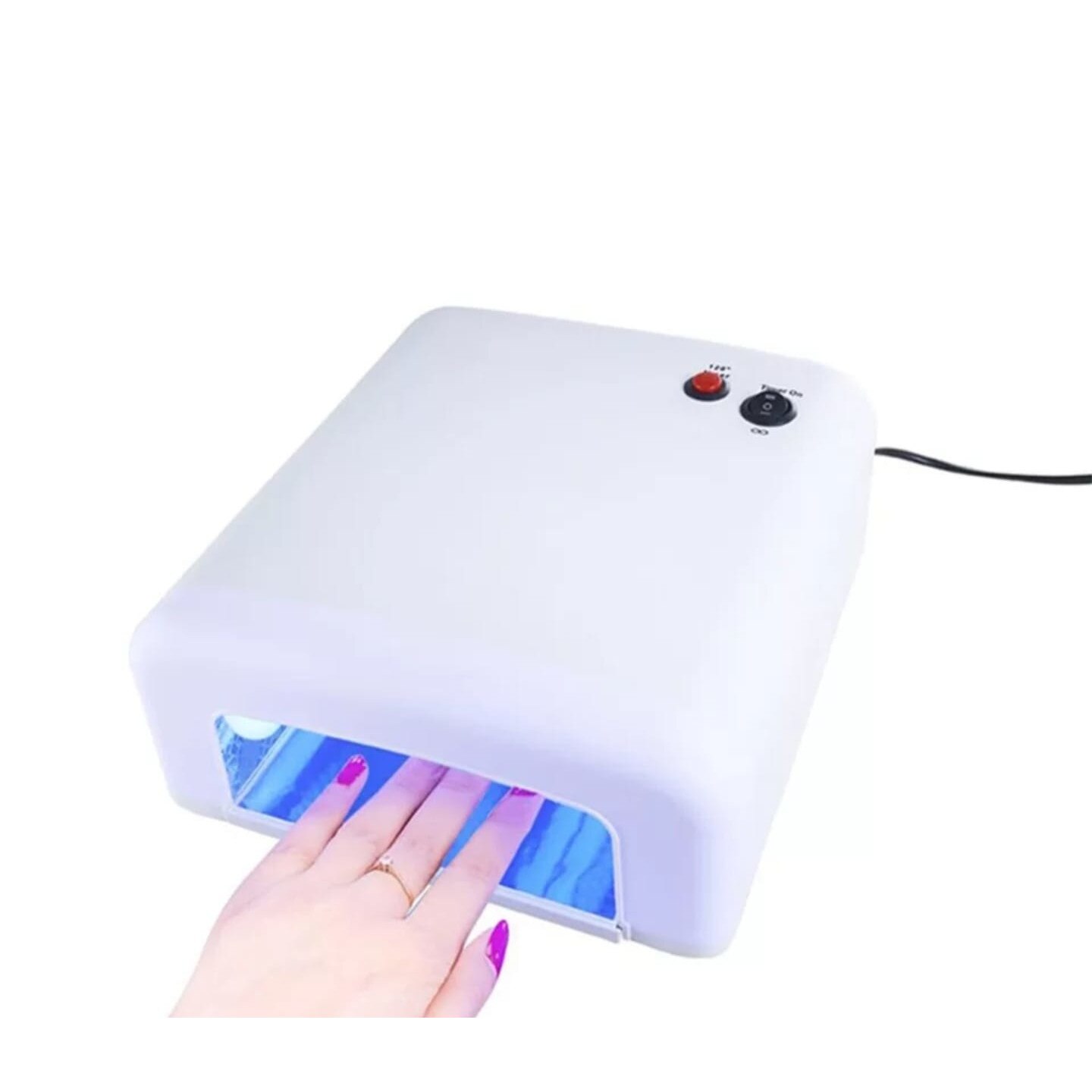 Lampa Pentru Uscare Unghii, 4 neoane UV, 36W - eMAG.ro