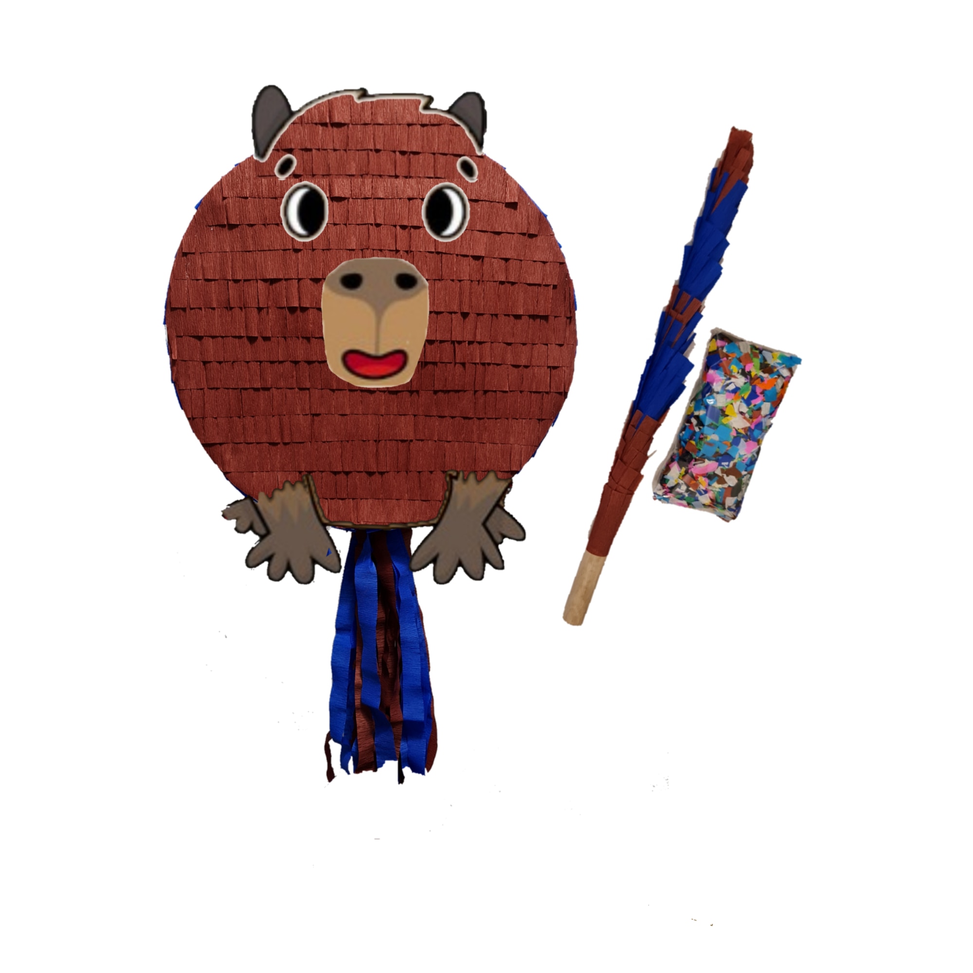 Pinata, Pinastar, Capibara star cu bat si confetti - eMAG.ro