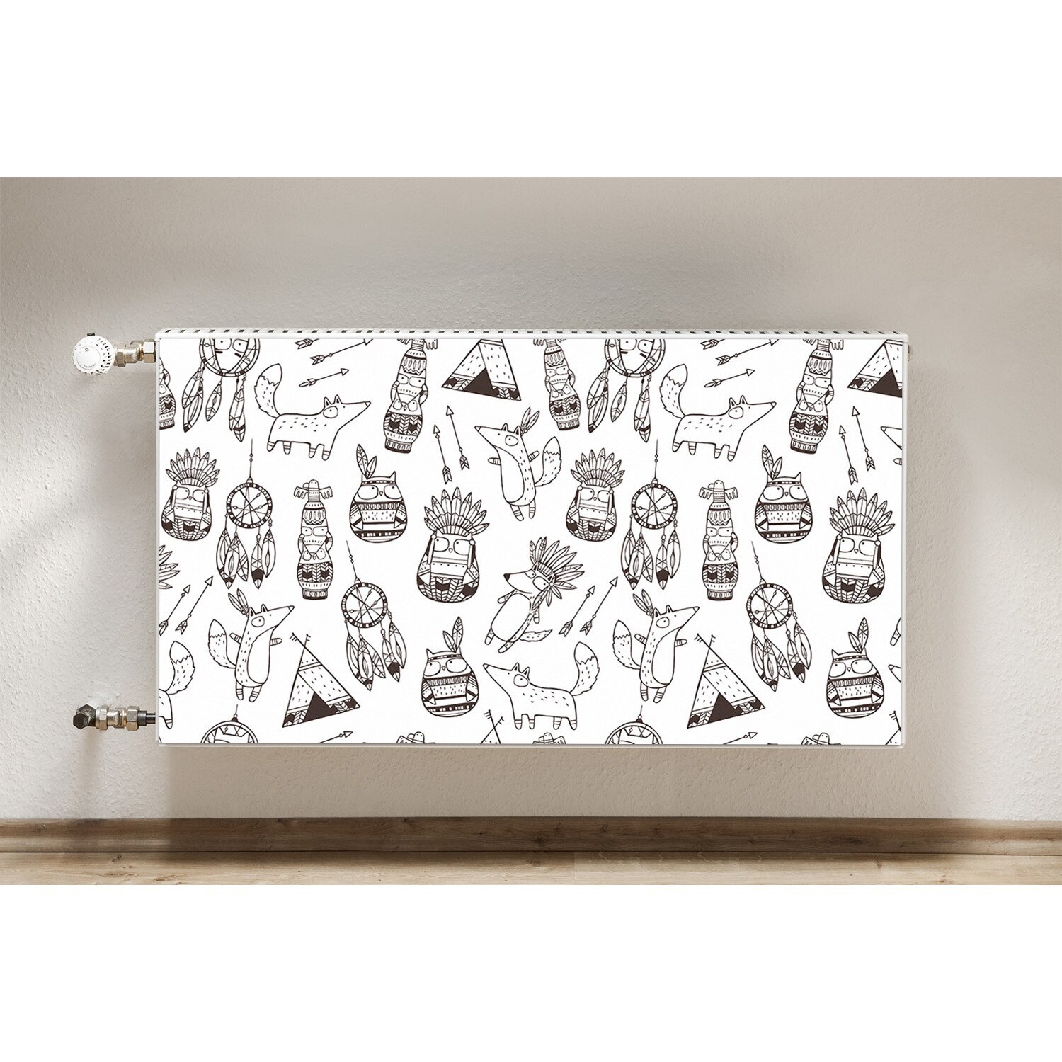 Magnet decorativ, Dreptunghi, Desen Animat, Gri, 110 cm x 60 cm ...