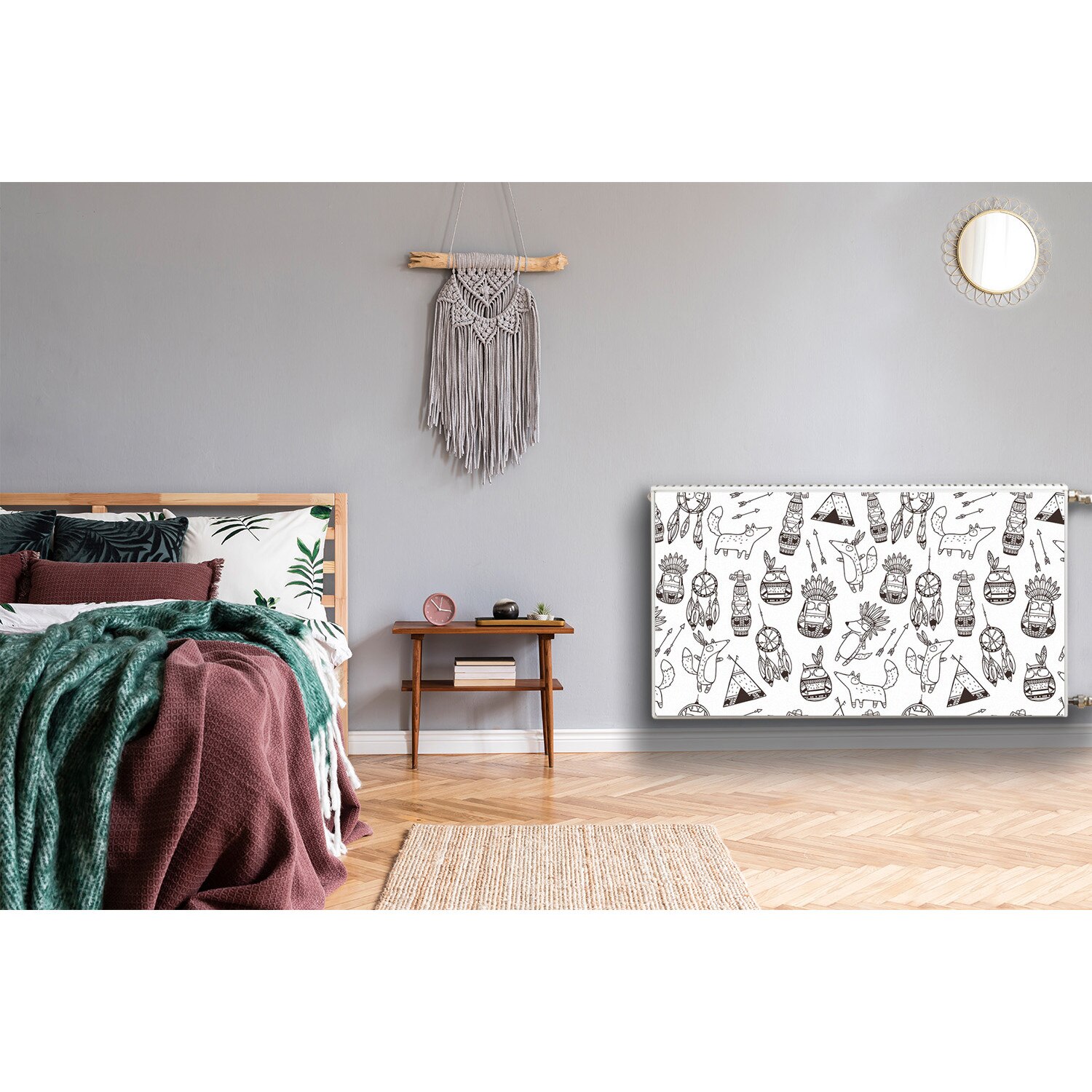 Magnet decorativ, Dreptunghi, Desen Animat, Gri, 110 cm x 60 cm ...