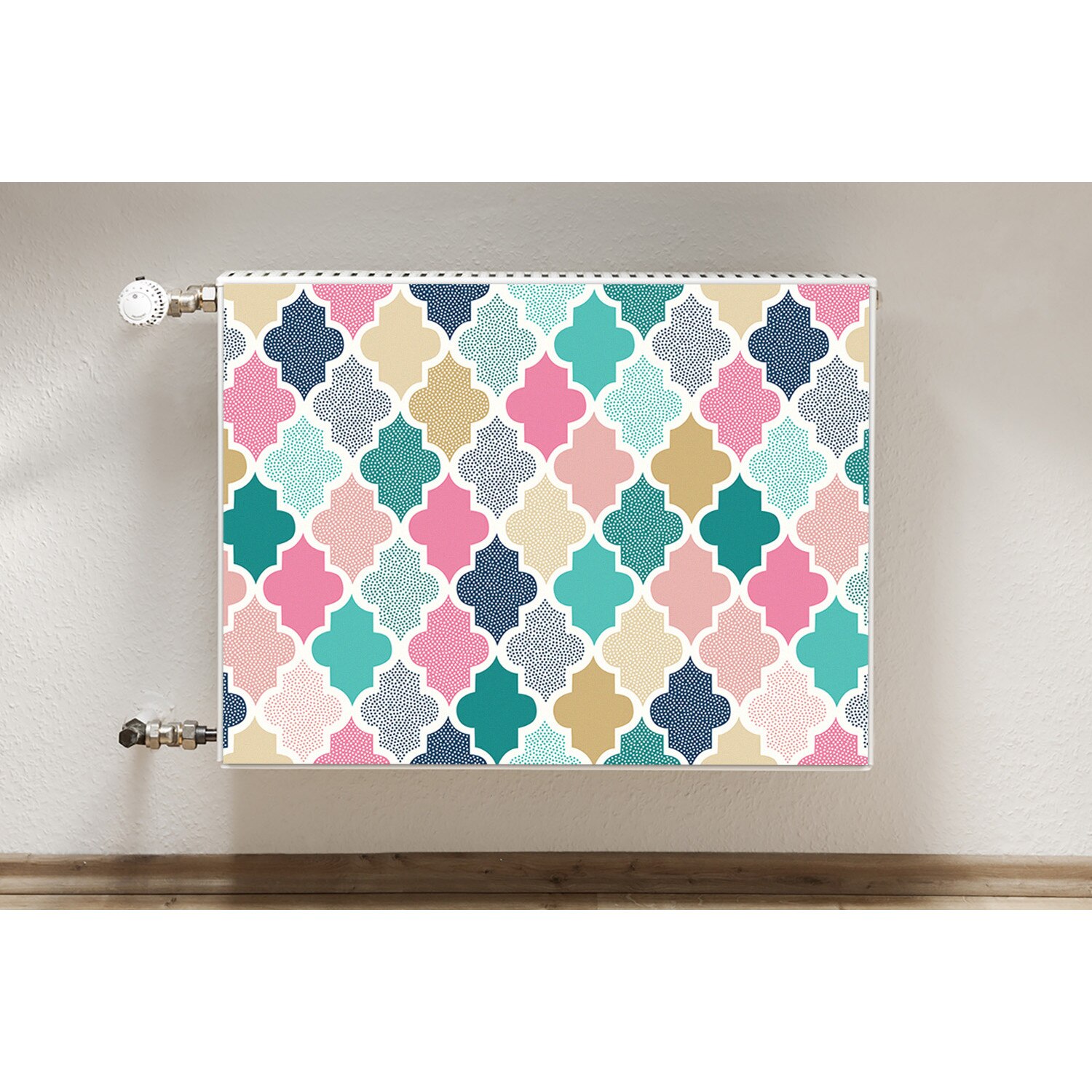 Magnet decorativ, Dreptunghi, Model Colorat, Albastru, 80 cm x 60 cm ...