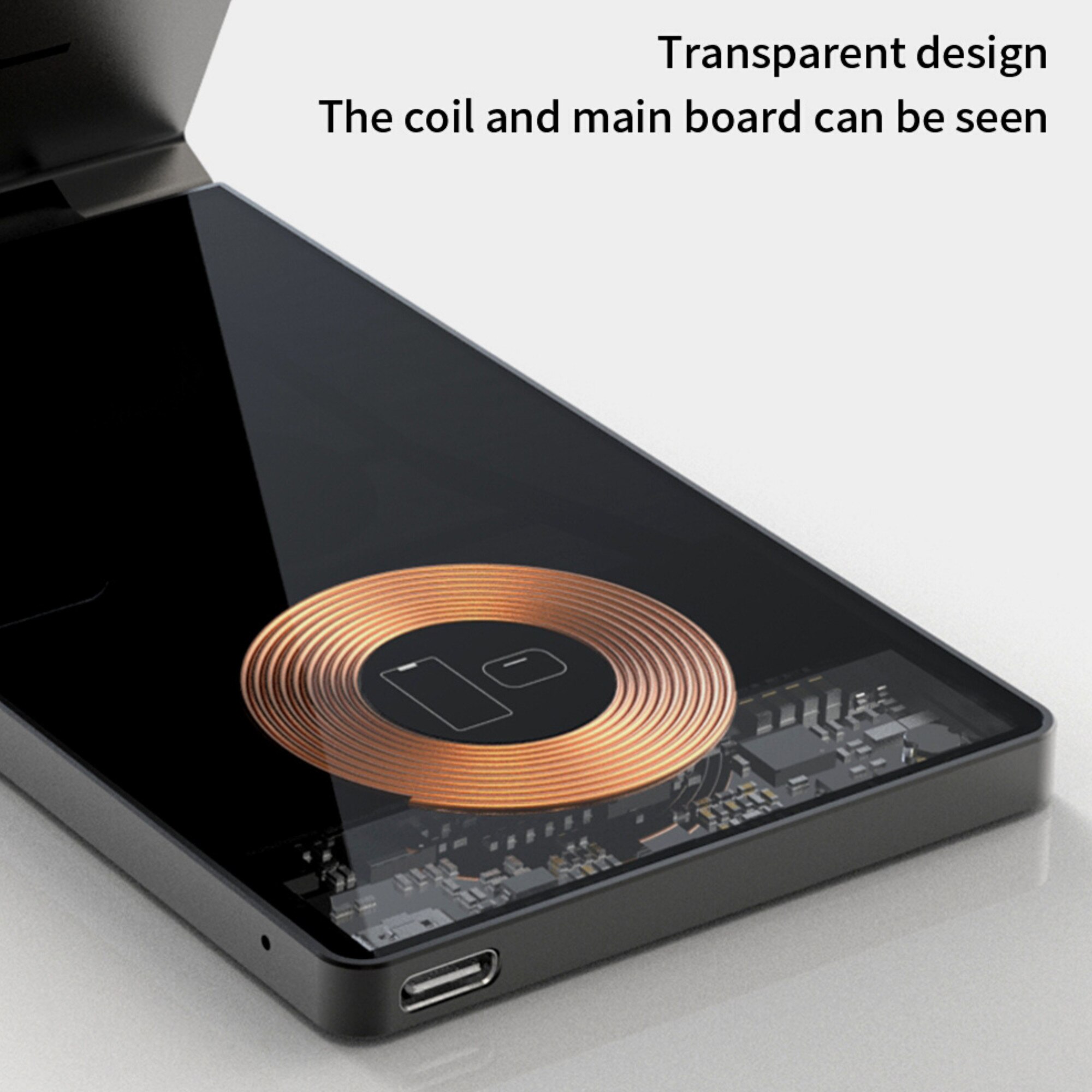 Incarcator Wireless Magnetic Pliabil 4 In 1 ESL by Essential Level® Qi ...