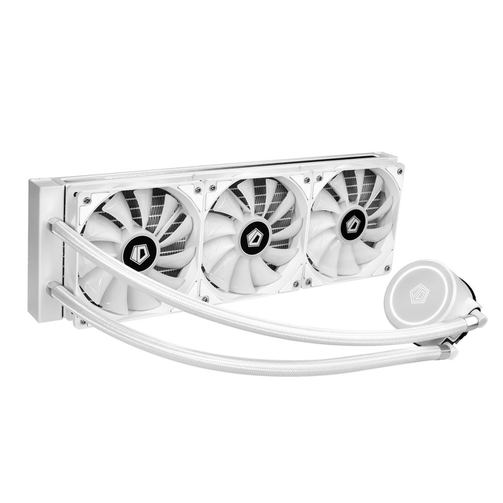 Cooler, ID-Cooling, AURAFLOW X 360, Racire cu apa, Alb - eMAG.ro