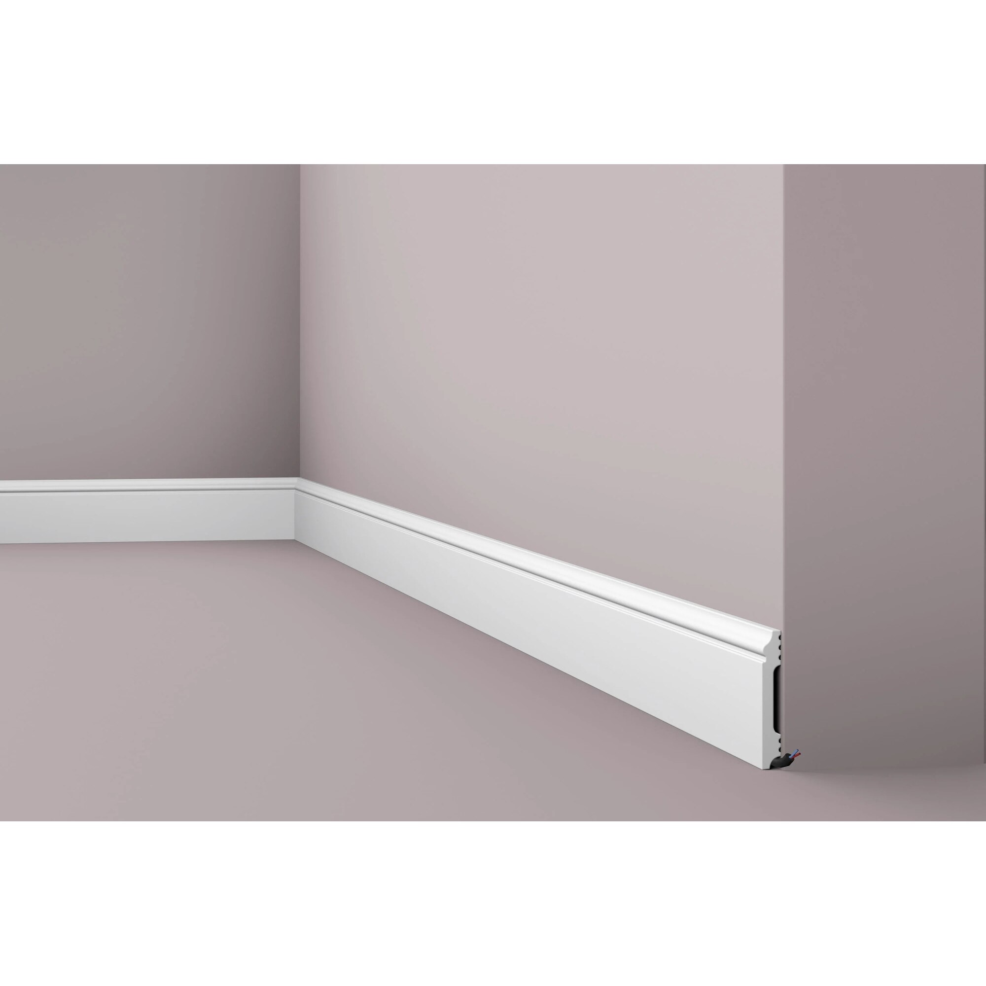 Plinta din polimer dur FL1, 80mmx13mm, lungime 2m - eMAG.ro