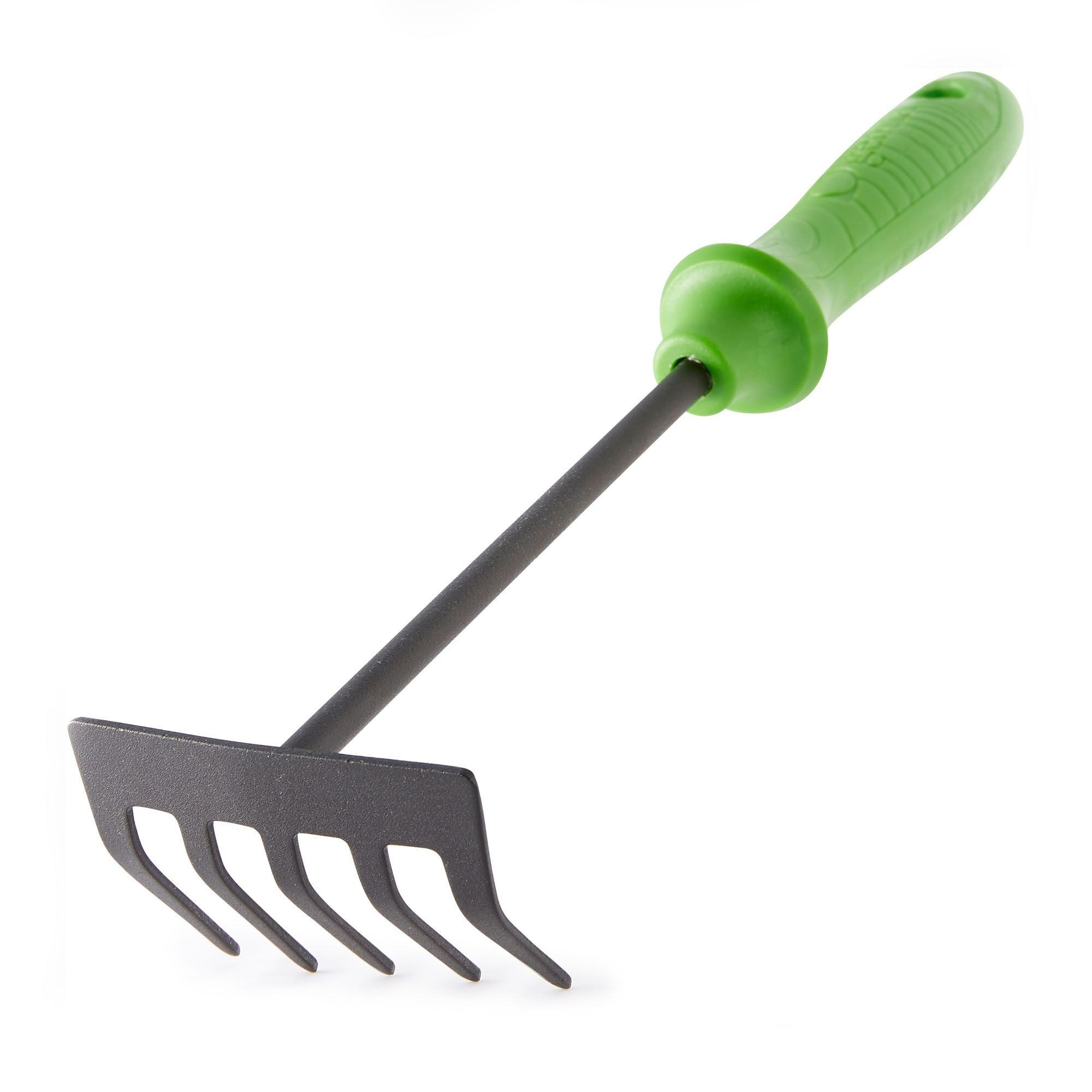 Mini furca Geolia, otel, maner PVC, L 15 cm - eMAG.ro