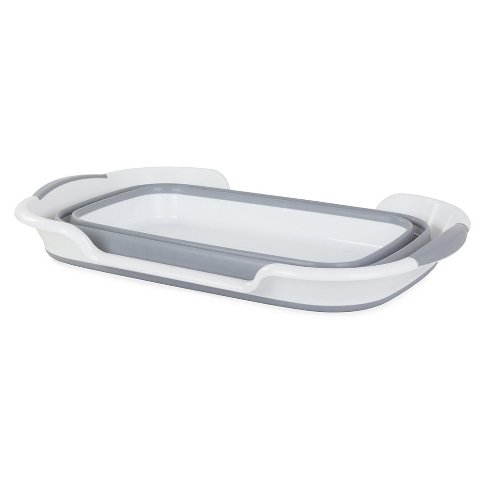 Lighean pliabil Bootic®, cos rufe pliabil din silicon, 40 litri - eMAG.ro