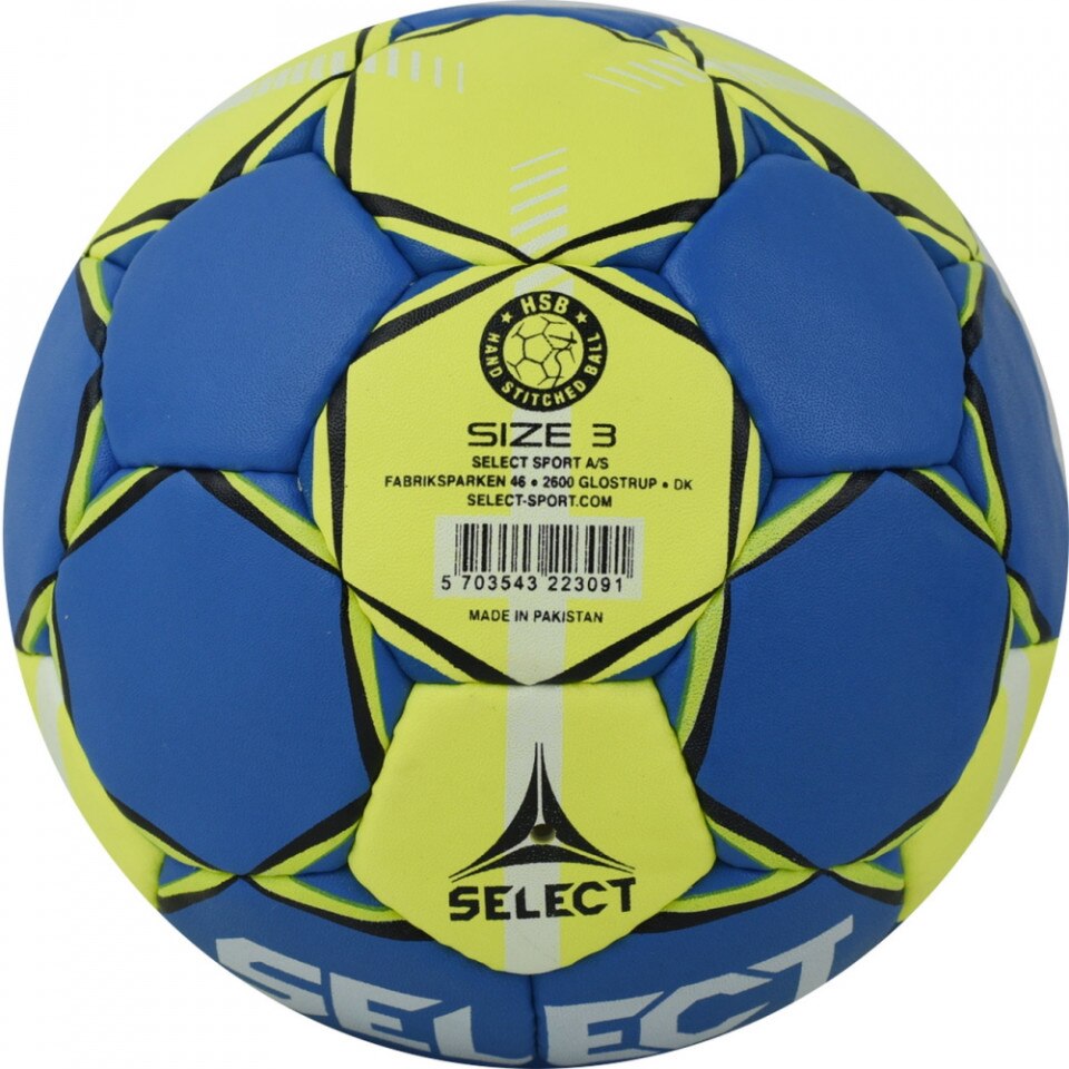Minge handbal Select Venus, albastru/galben, 3 - eMAG.ro