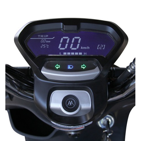 Scuter electric Aima Mine Plus, Motor Bosch 1200W, Autonomie pana la ...