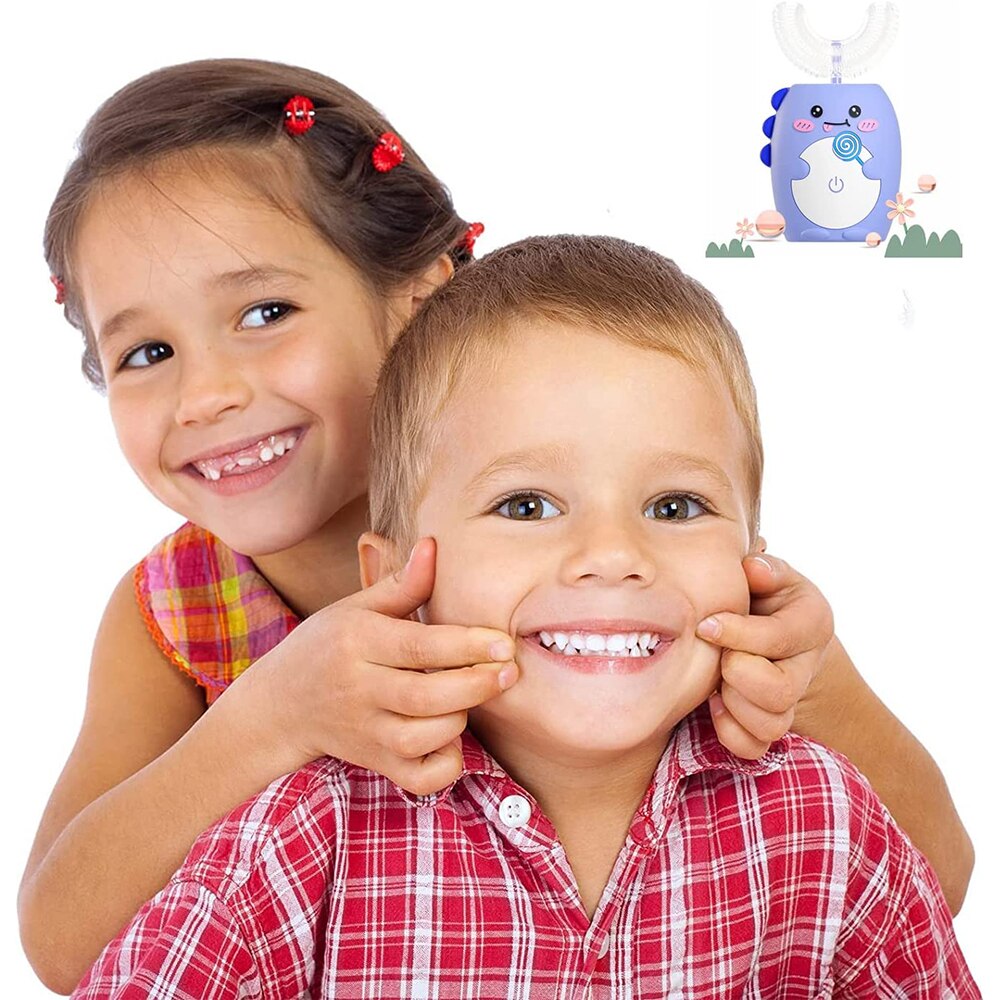 Periuta de dinti electrica pentru copii, BOMSTOM, 1-7 ani, in forma de ...