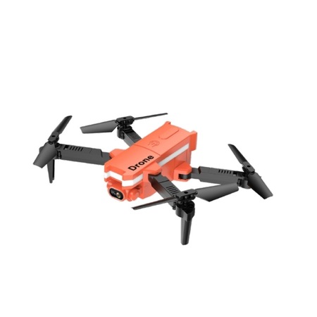 Drona Z88 model orange cu LED, camera duala 4k, conectivitate Wifi ...