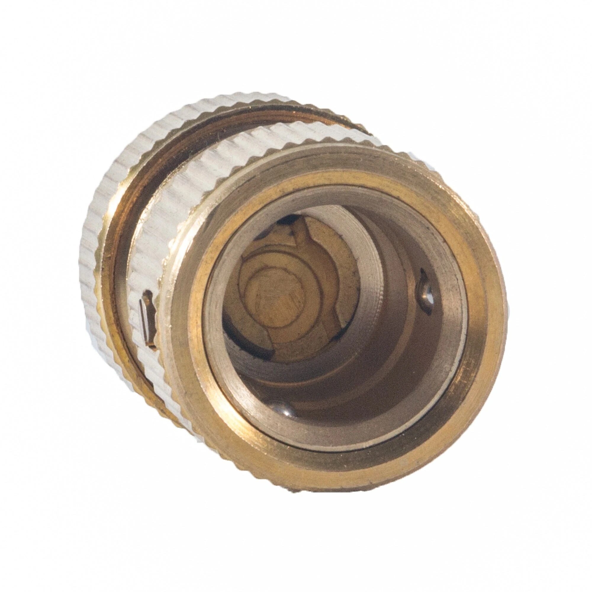 Conector furtun, rapid, cu stop, alama, filet interior, diametru 1/2 ...