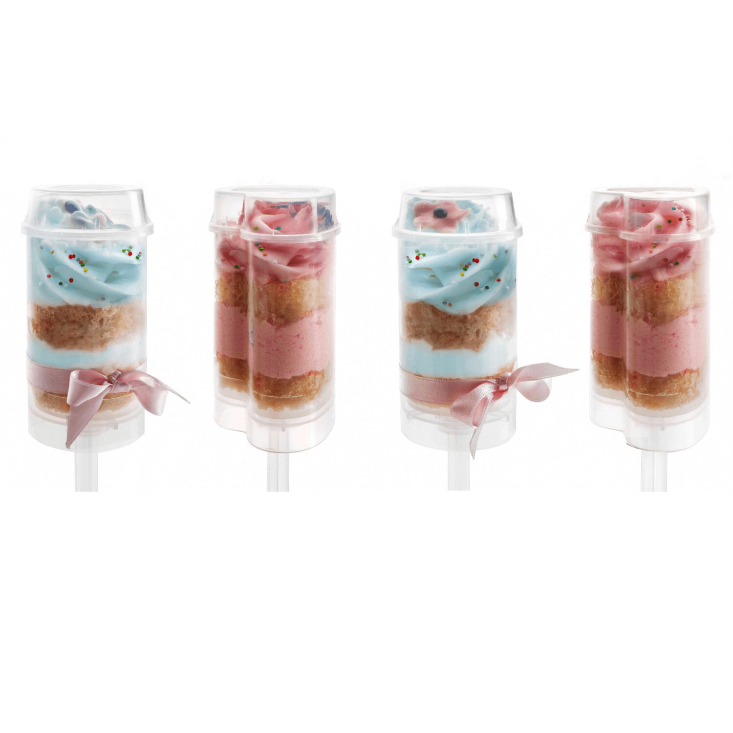 Set 4 forme cake push up pops, Ibili - eMAG.ro