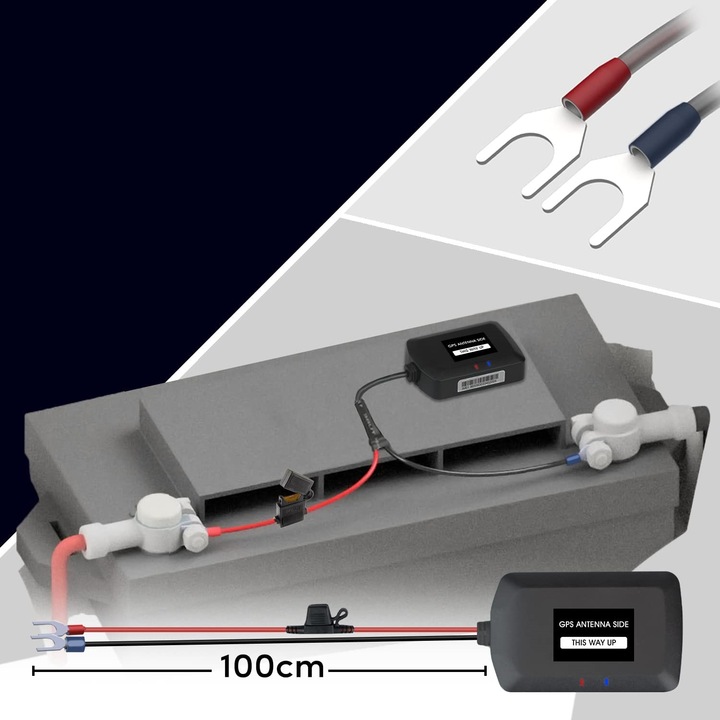 GPSLive autós GPS nyomkövető, geo-fencing, mozgásriasztás, akkumulátor ...