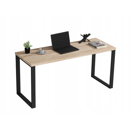 Birou laptop, Plastic/Lemn, Natural - eMAG.ro