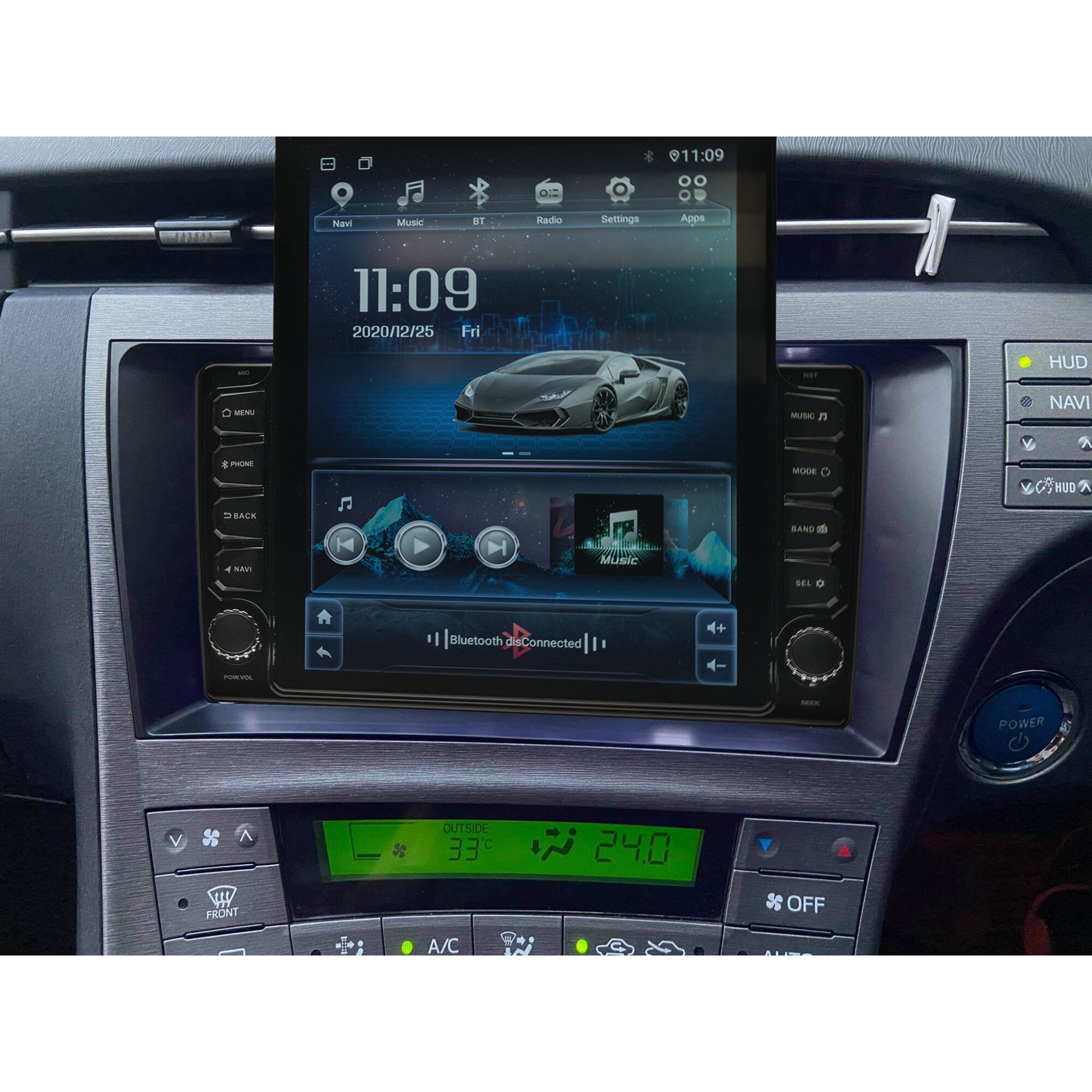 Navigatie AUTONAV PLUS Android GPS Dedicata Toyota Prius 2009-2015 ...