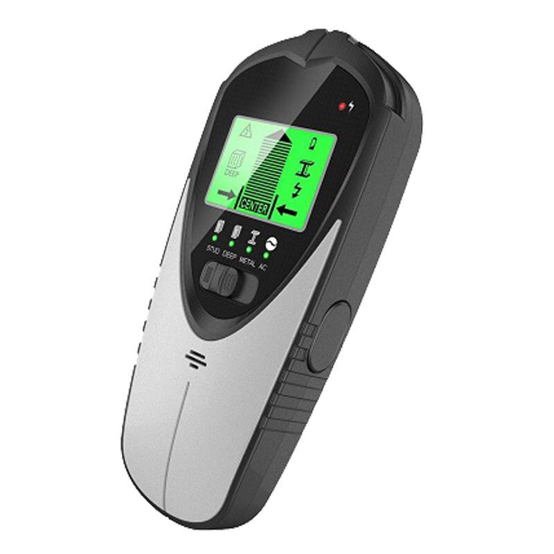 Detector profesional 4 in 1, pentru cabluri, metal, lemn, afisaj LCD ...