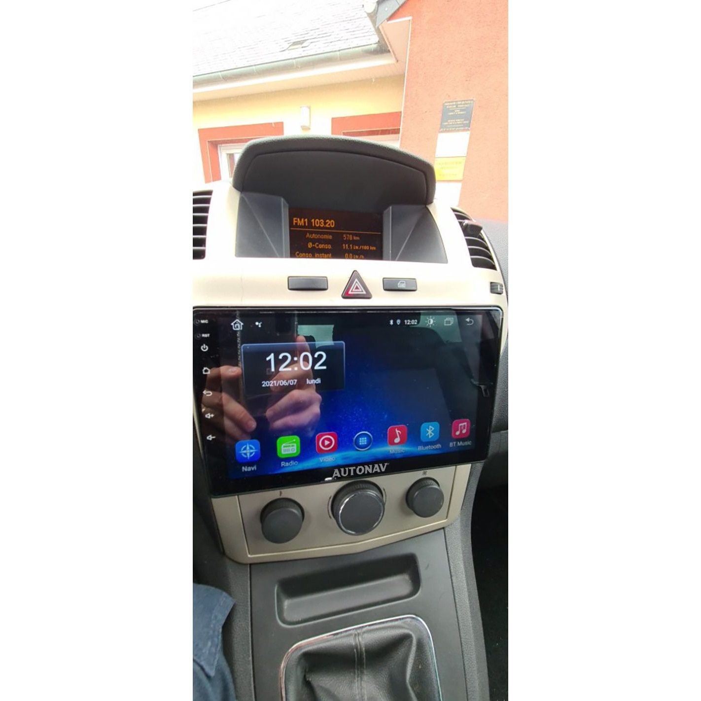 Navigatie AUTONAV Android GPS Dedicata Opel Astra H si Zafira B, Model ...